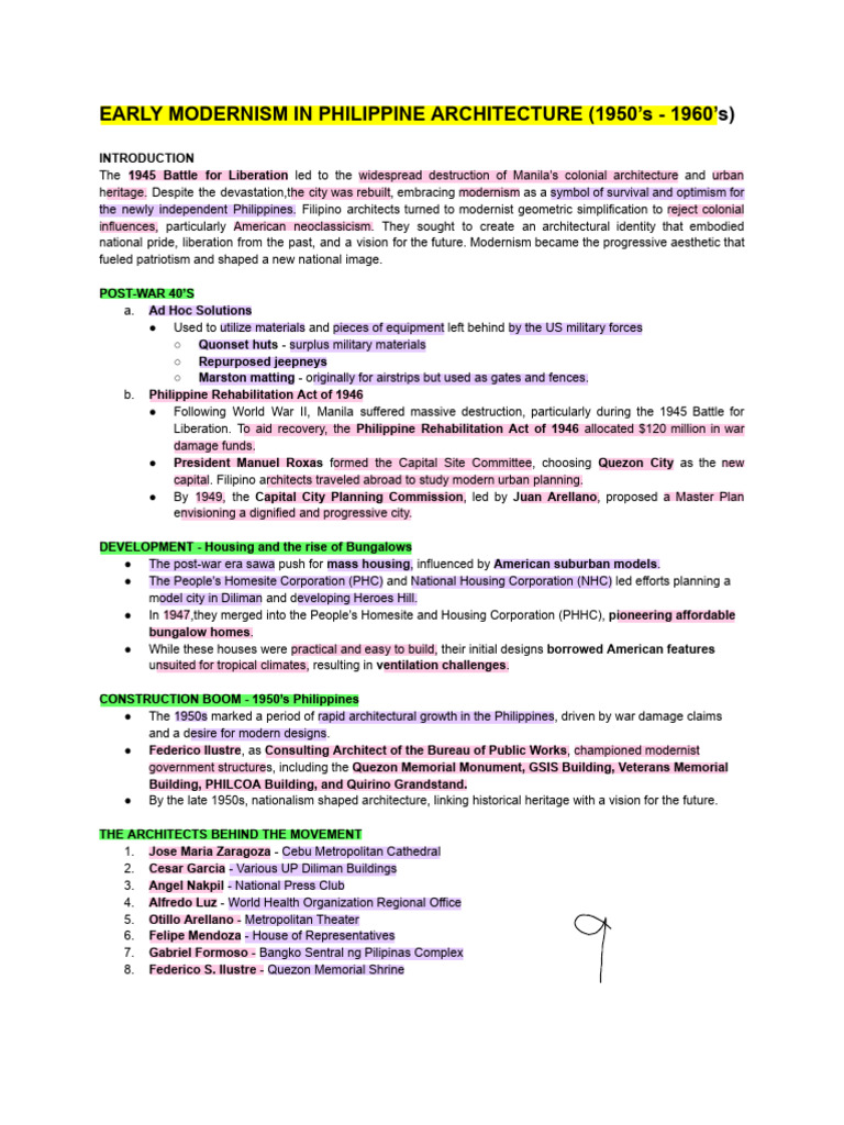 Hoa 4 Finals Reviewer | PDF | Postmodernism | Architectural Design
