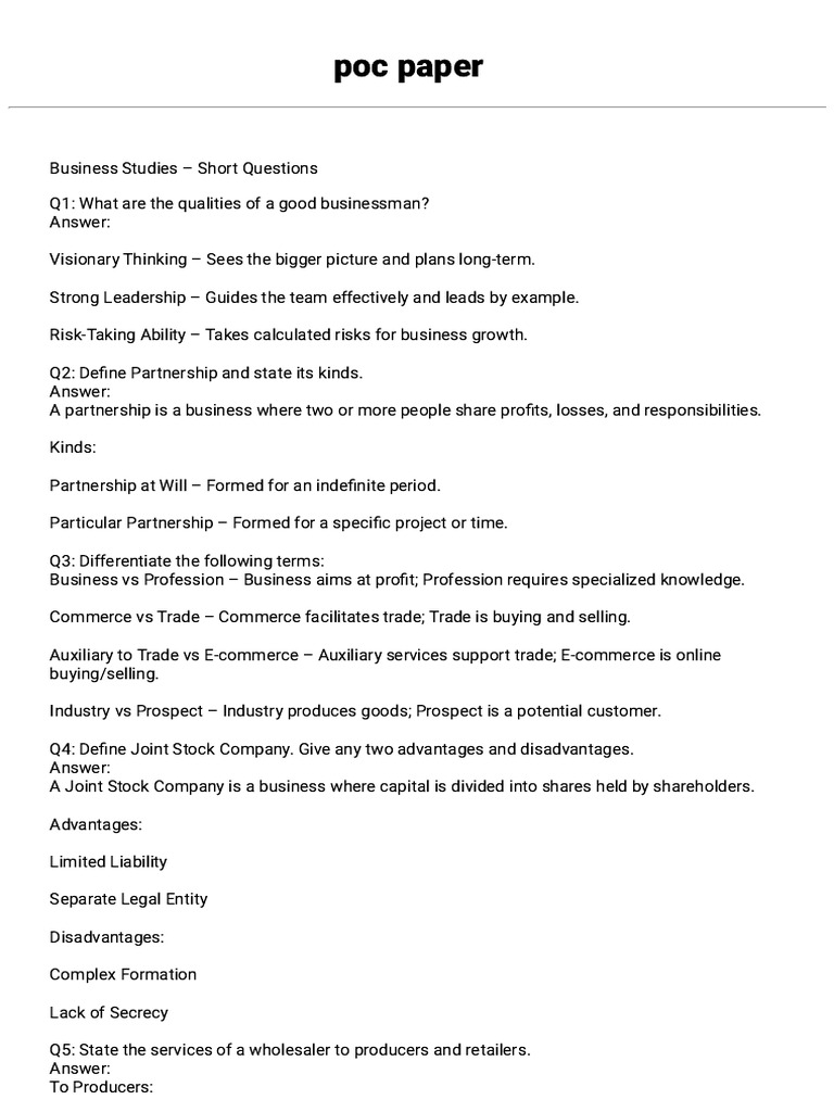 Poc Paper | PDF | Commerce | Stocks