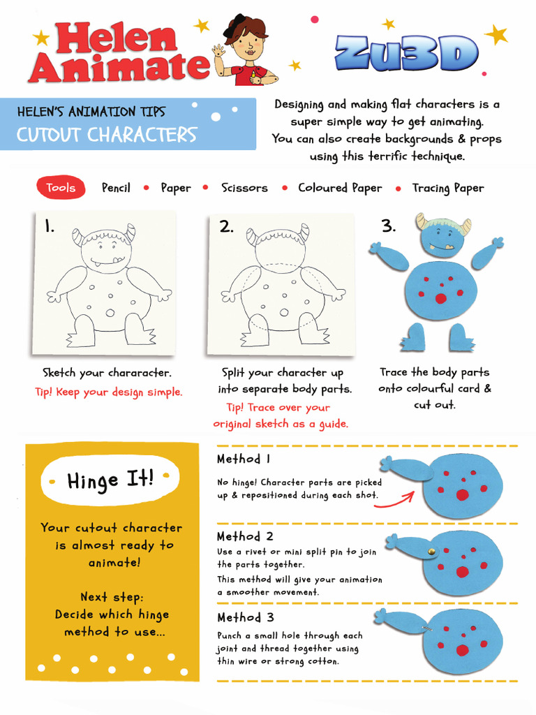 01 Cutout Characters New | PDF