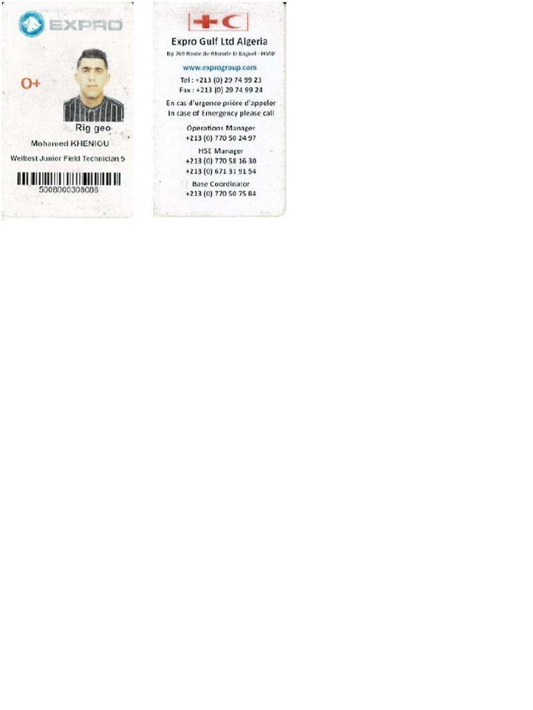 Employement Card | PDF