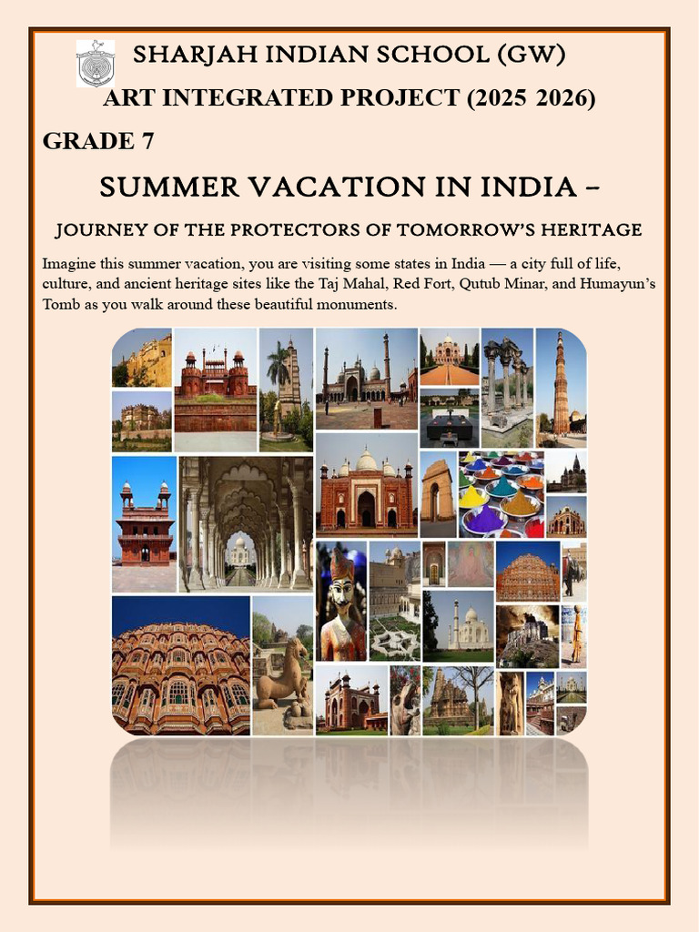 Art Integrated Project Grade 7 (2025-26) | PDF