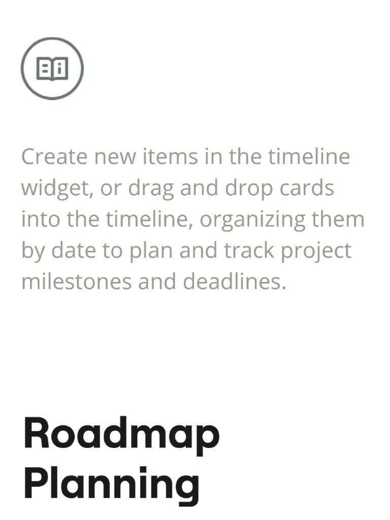 Roadmap Planning | PDF