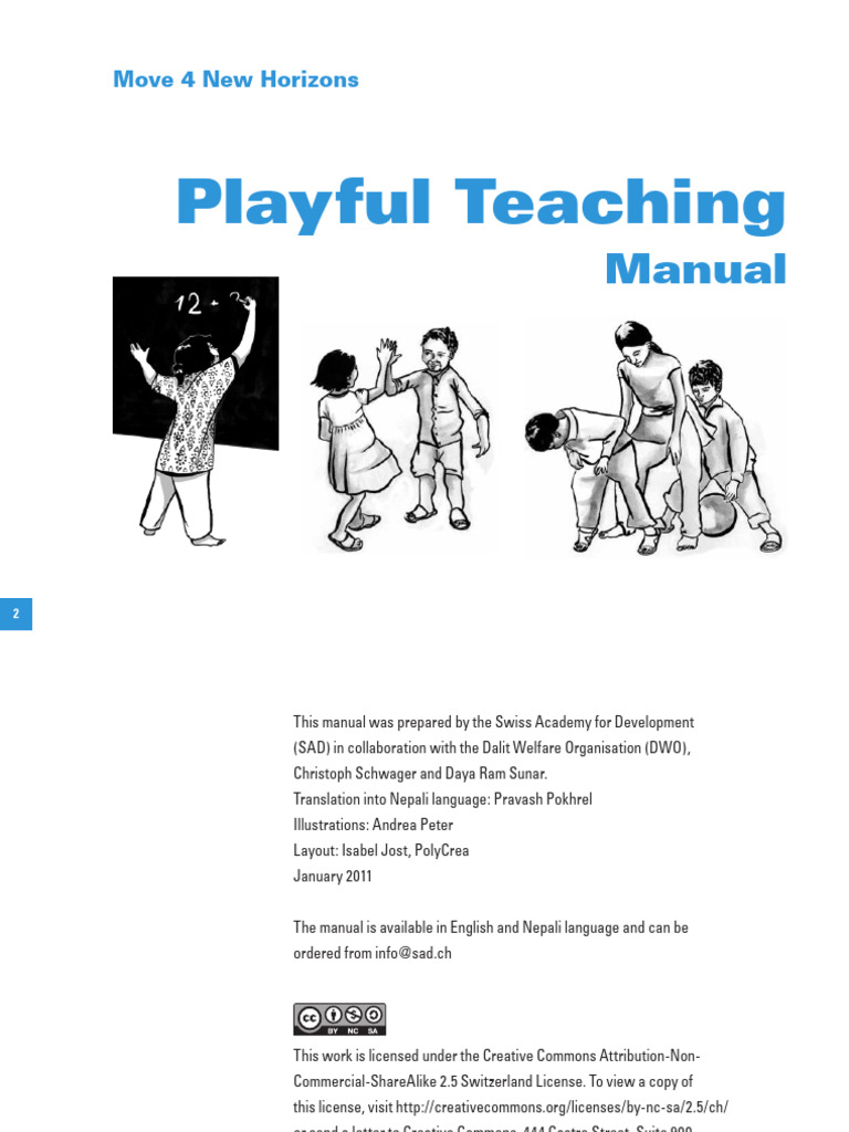 SAD - Playful Teaching Manual | PDF | Child Development | Teaching Method