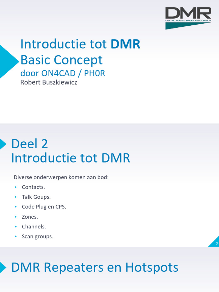 DMR 02 Codeplug v1.00 | PDF