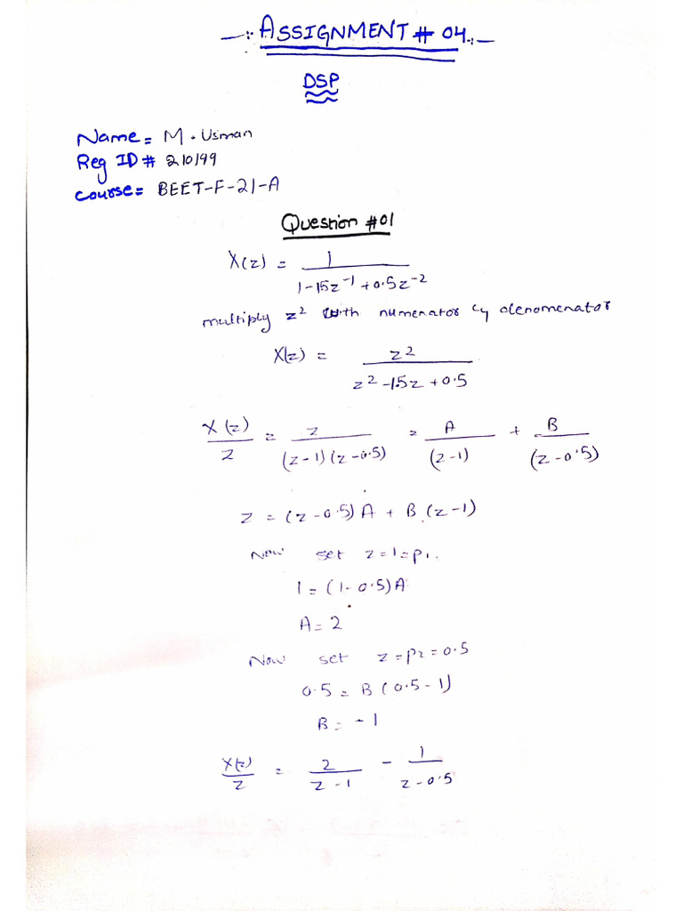 MuhammadUsman 210199 Assignment 4 | PDF