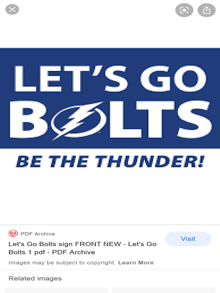 Lets Go Bolts - Google Search | PDF