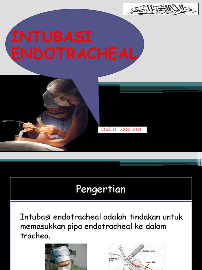 Intubasi Endotracheal | PDF