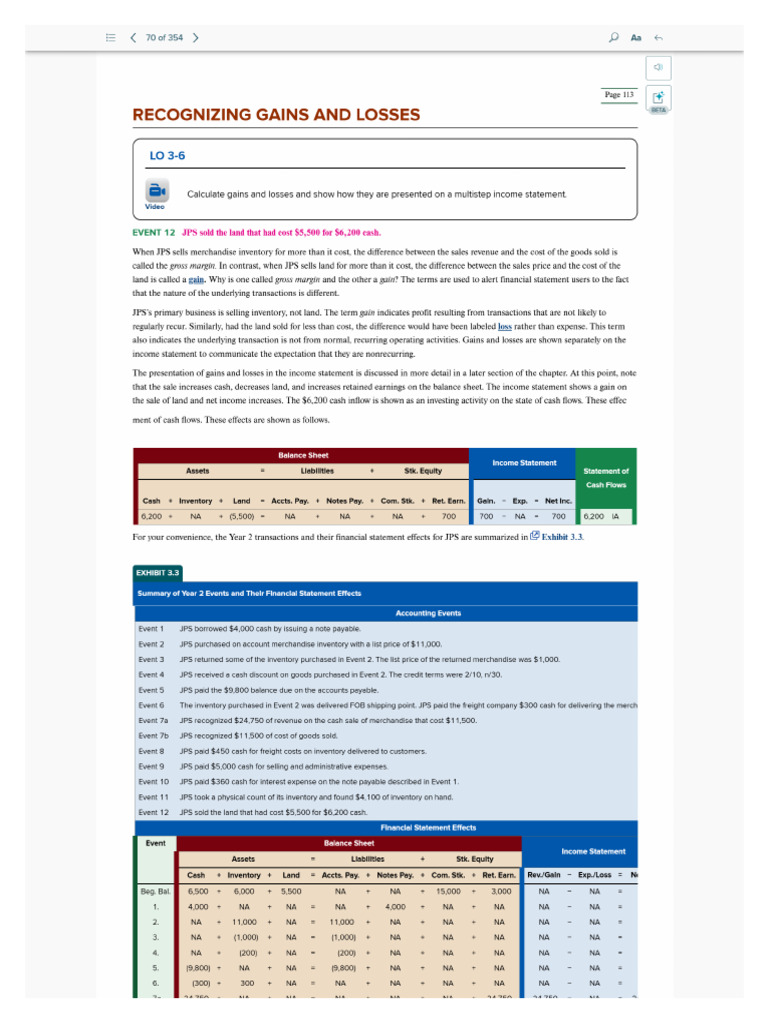 Recognizing Gains and Losses | PDF