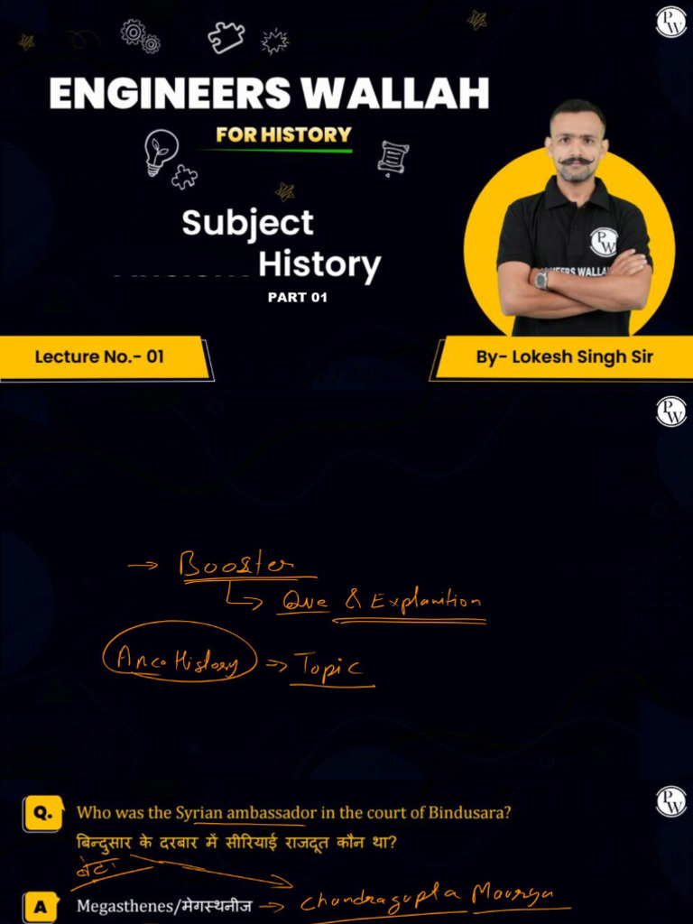 History 01 - Class Notes | PDF
