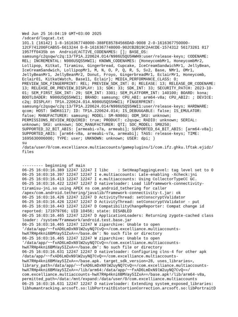 Logcat | PDF | Java (Programming Language) | Computing Platforms