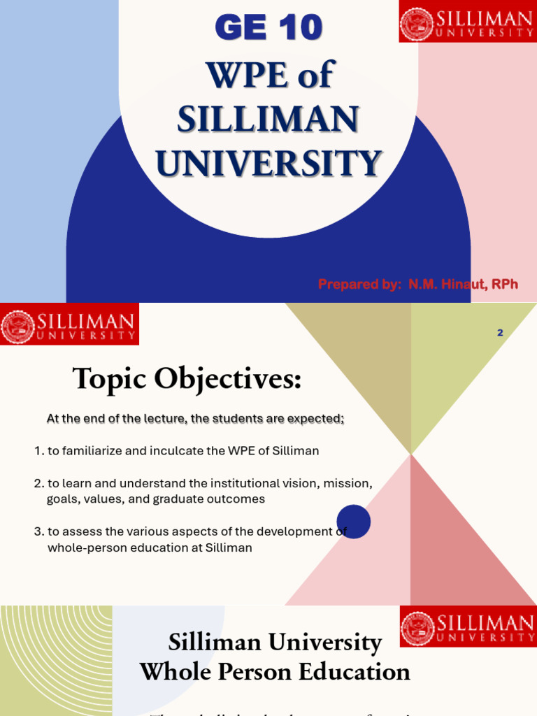 Wpe of Silliman Students | PDF | Cognition