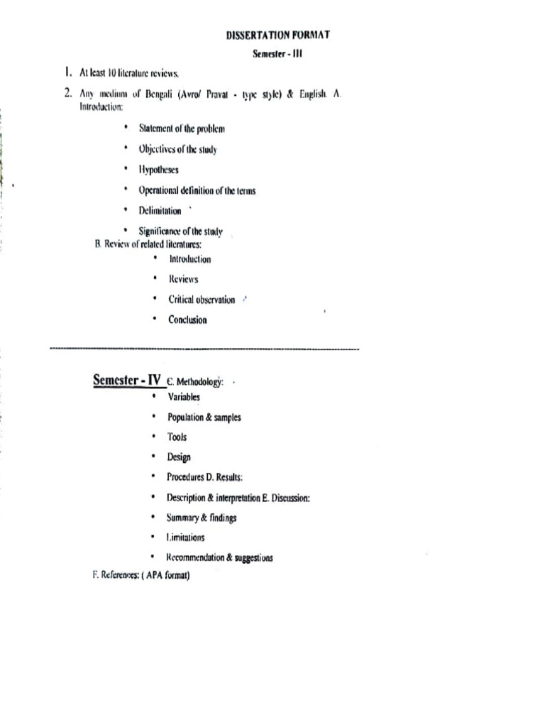 Dissertation Format | PDF