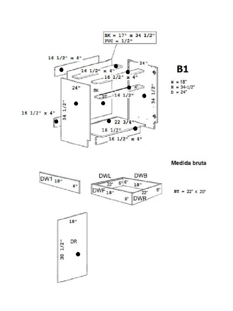 Gabinete Exploded View | PDF