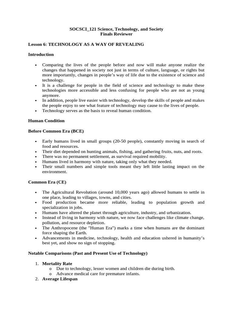 STS Finals Reviewer (2025) | PDF | Climate Change | Atmosphere Of Earth