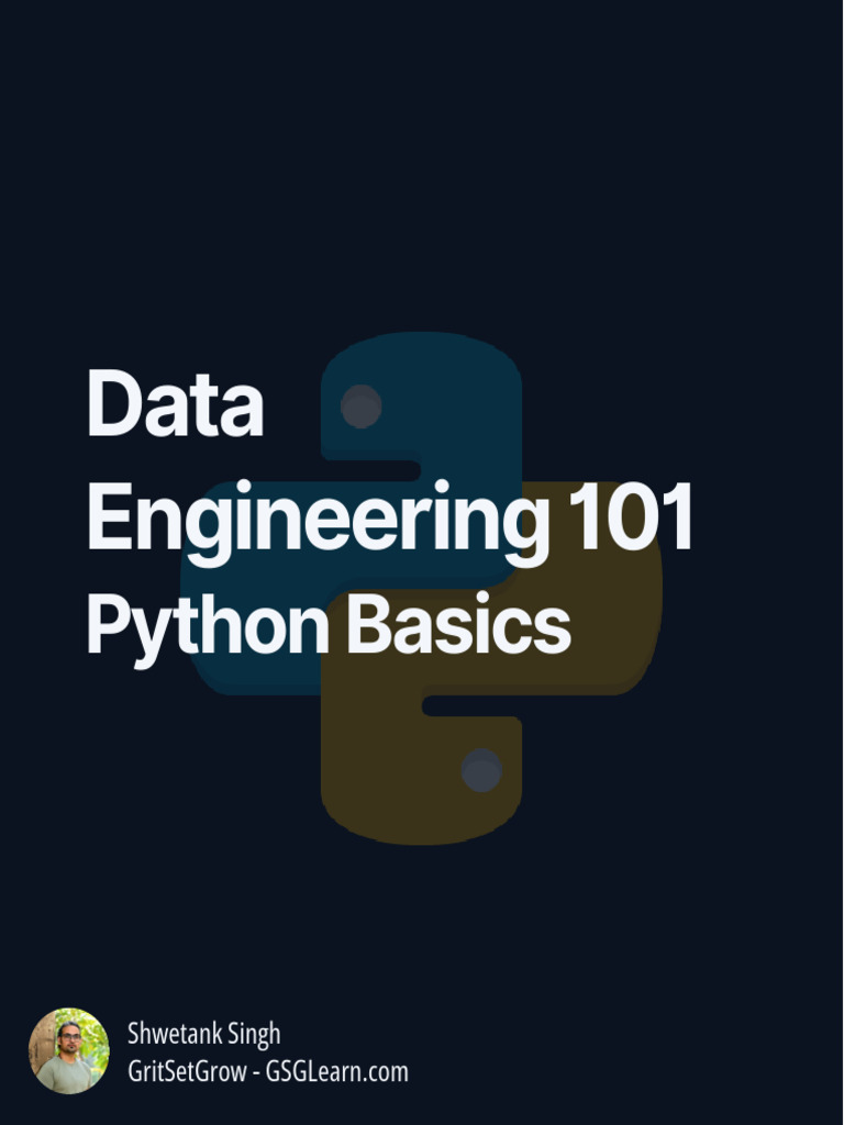 Python Basics Shwetank Singh PDF | PDF | Anonymous Function | Function (Mathematics)