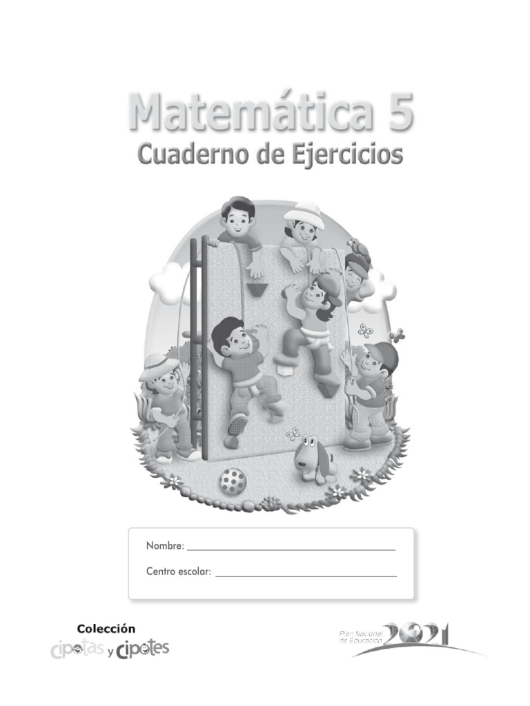 Cuaderno de Ejercicios 5-Matematicas | PDF | Pie (unidad) | Pulgada