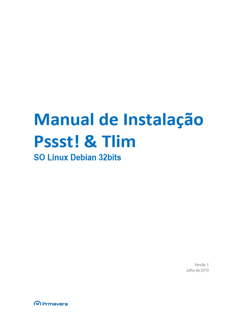 Instalação do Pssst! e Tlim no Debian | PDF | Linux | Pen-drive