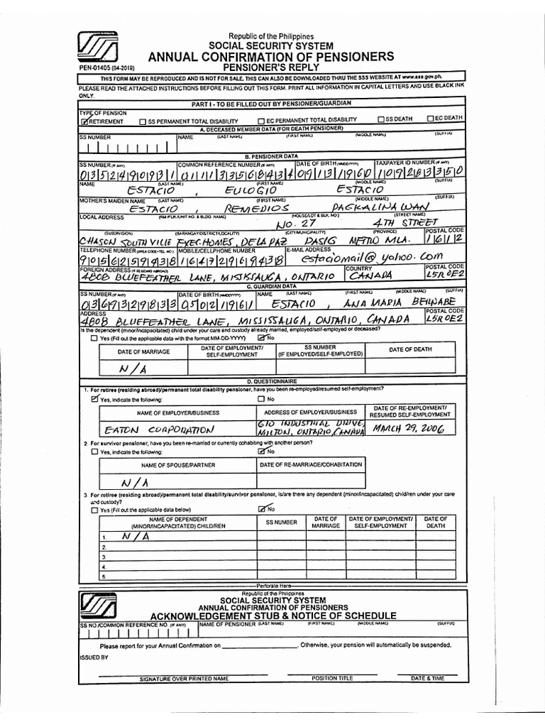 SSS ACOP 2022 Part 1, Items A To E | PDF
