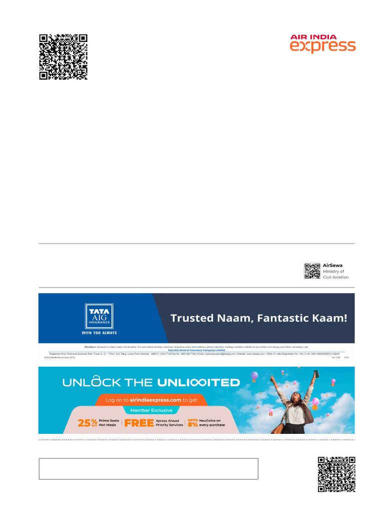 Boarding Pass (BBI BLR) 1 | PDF