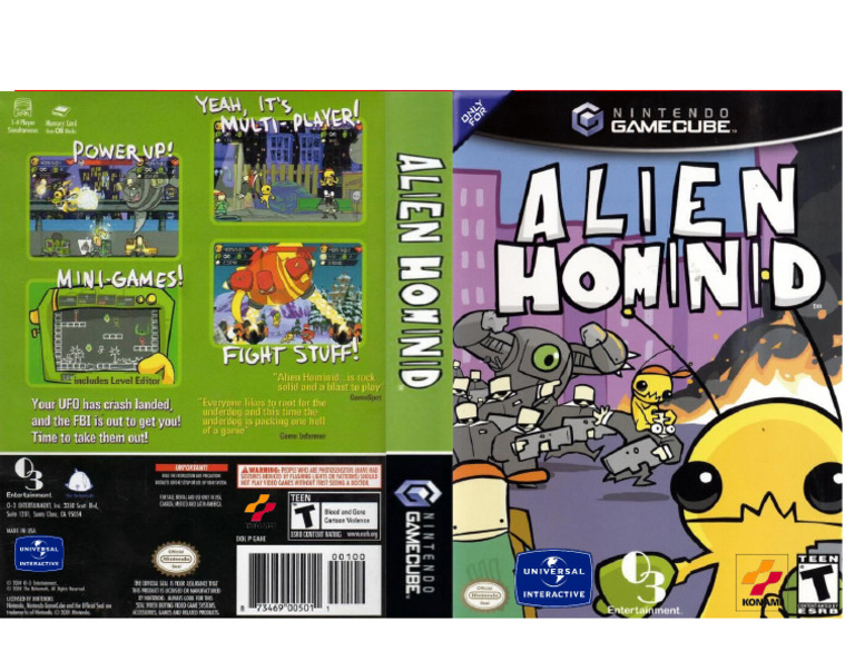 Alien Hominid Gamecube Cover | PDF