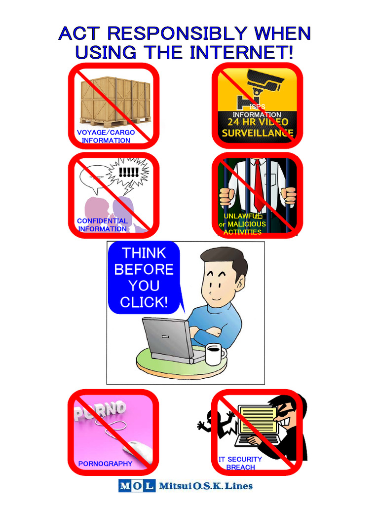 Rules of Conduct For Using The Internet | PDF