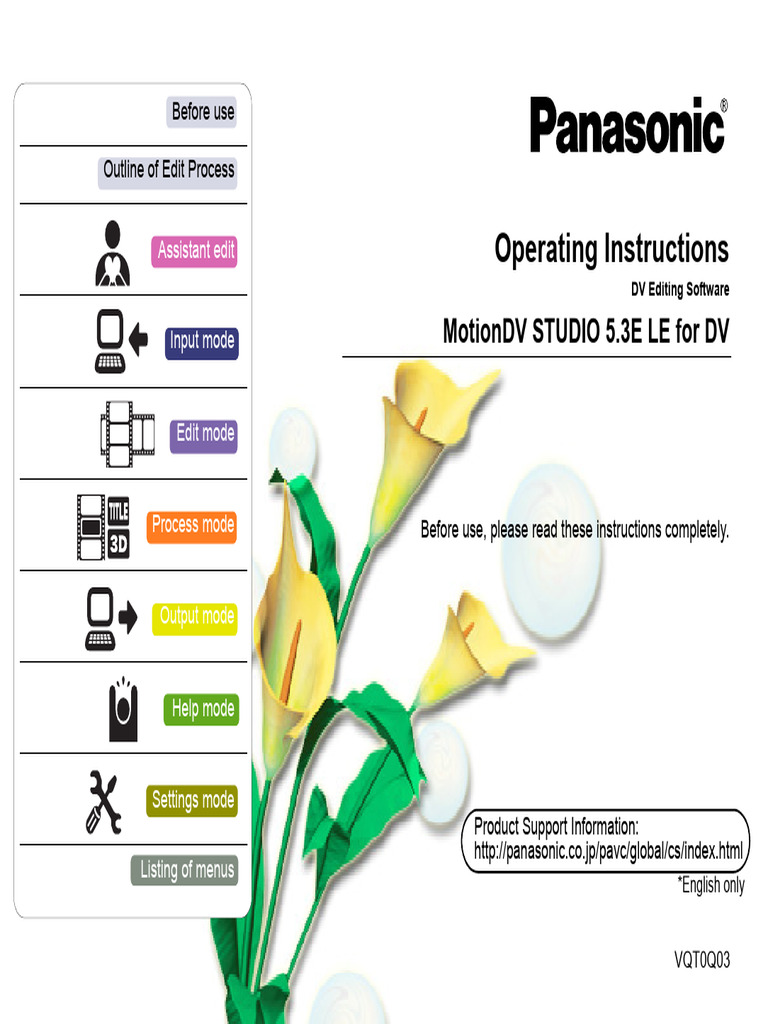 Manual กล้อง Panasonic | PDF | Menu (Computing) | Microsoft Windows