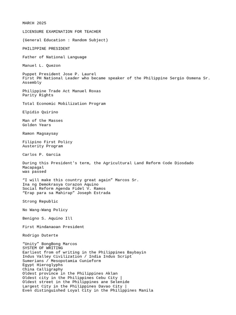 Philippine History and Geography Exam Guide | PDF