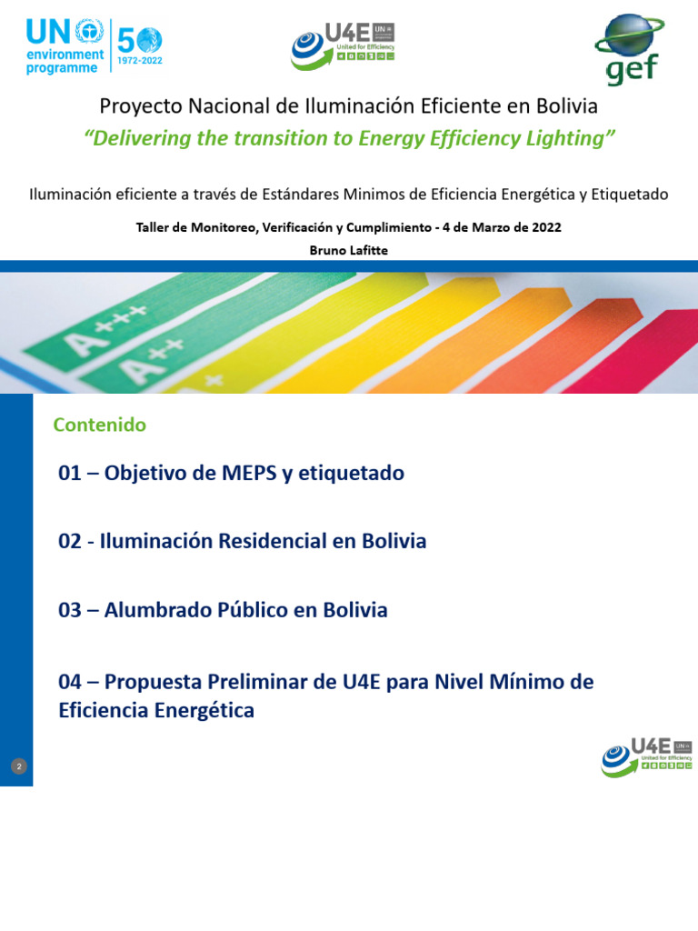 5299 Bolivia MEPS y Etiquetado 40321 | PDF | Uso eficiente de energía ...