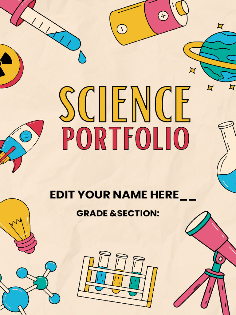 Portfolio Cover Science | PDF