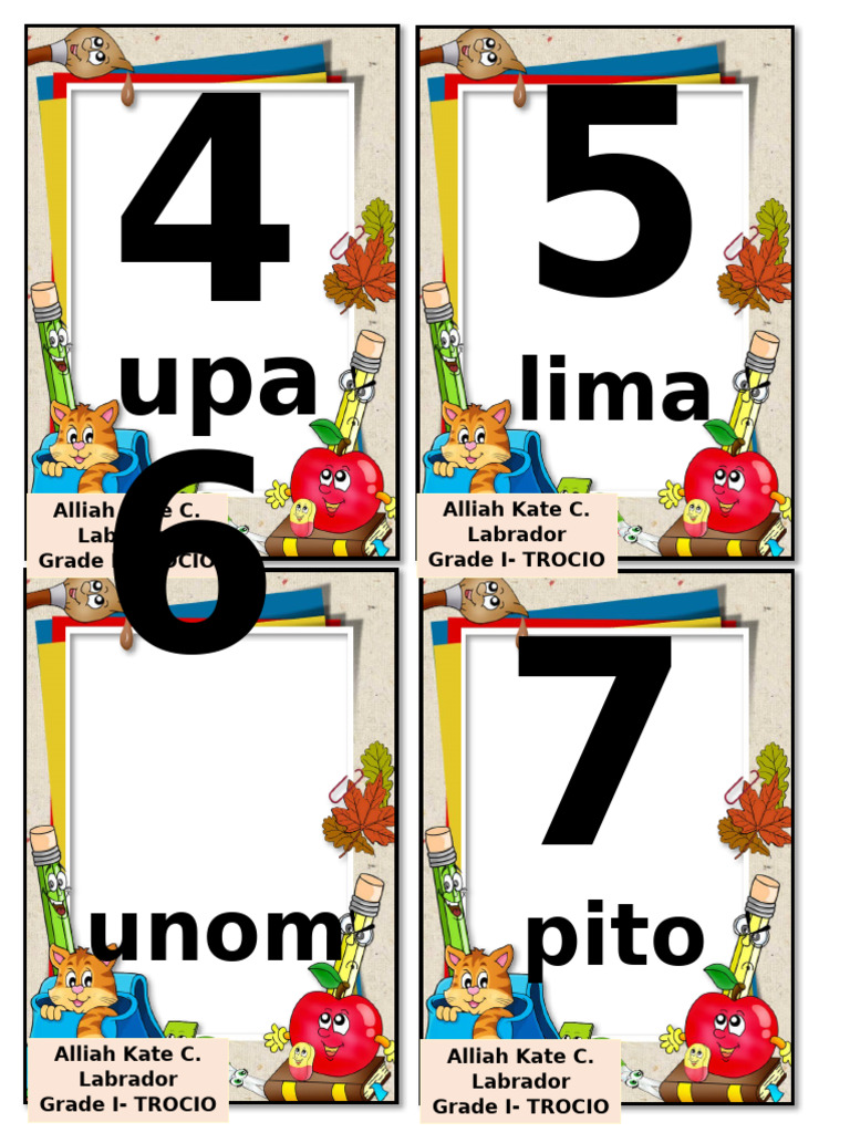 Upa T: Alliah Kate C. Labrador Grade I-TROCIO Alliah Kate C. Labrador Grade I - TROCIO | PDF