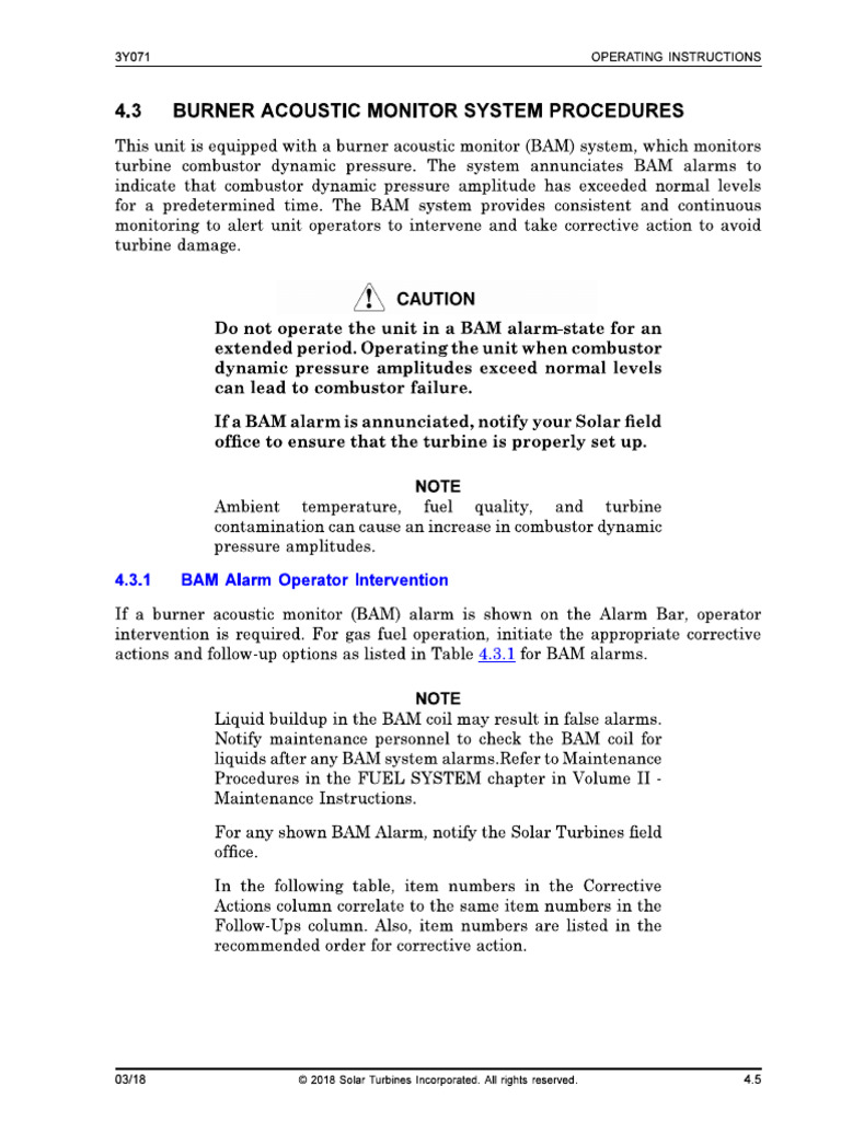 BAM ALARM and Follow Up | PDF