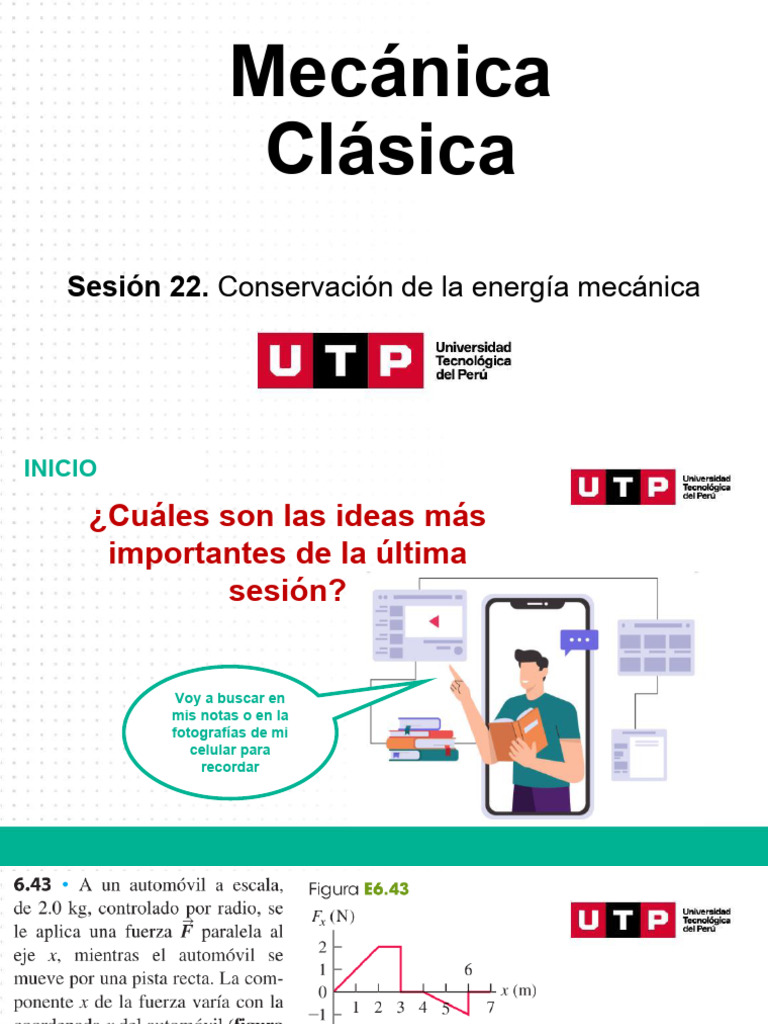 S13 - s1 - Conservación de La Energía Mecánica | PDF | Fuerza | Fricción