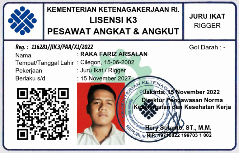 Lisensi K3 Juru Ikat Rigger 2022 | PDF