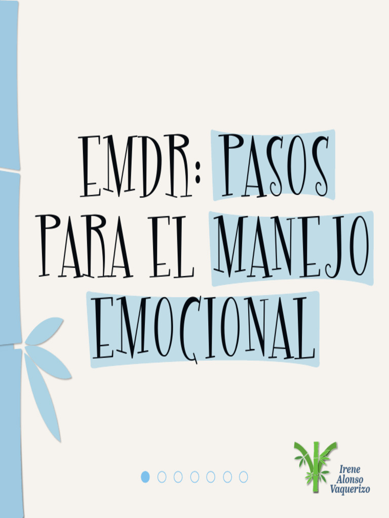 TIP - EMDR - Pasos para El Manejo Emocional | PDF