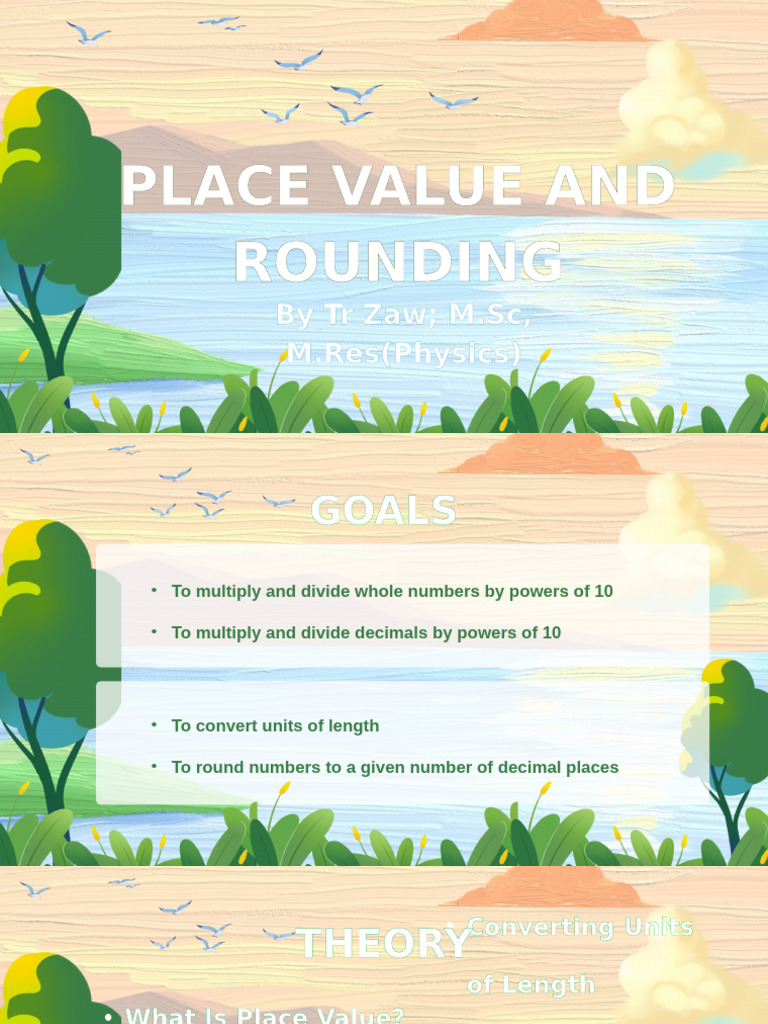 Unit - 3 Place Value and Rounding | PDF | Multiplication | Rounding