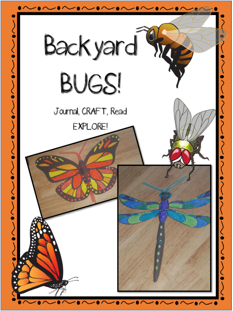 Backyard Bugs Journal for Kids | PDF | Insects | Bees