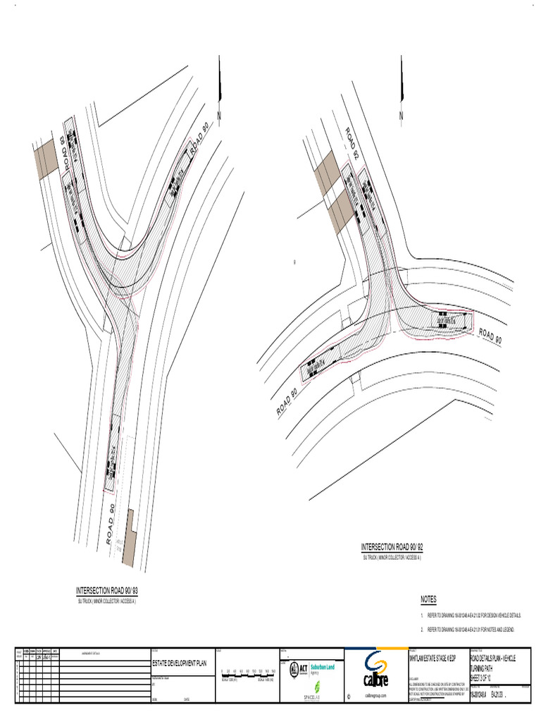 Vehicle Turning Path Plan for Trucks | PDF