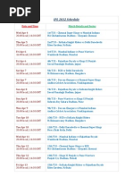 TATA IPL 2025 - Match Schedule | PDF | Sports | Cricket Competitions