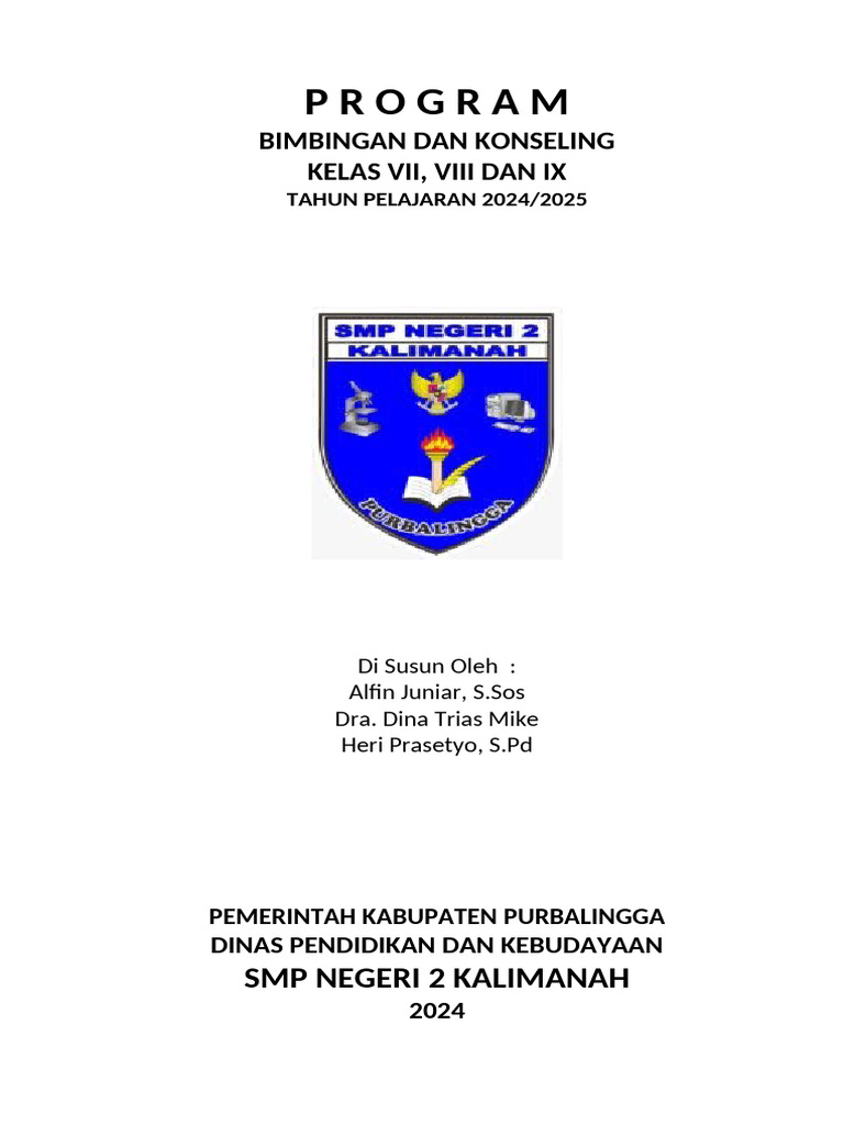 Program BK SMP Kelas 7,8,9 | PDF