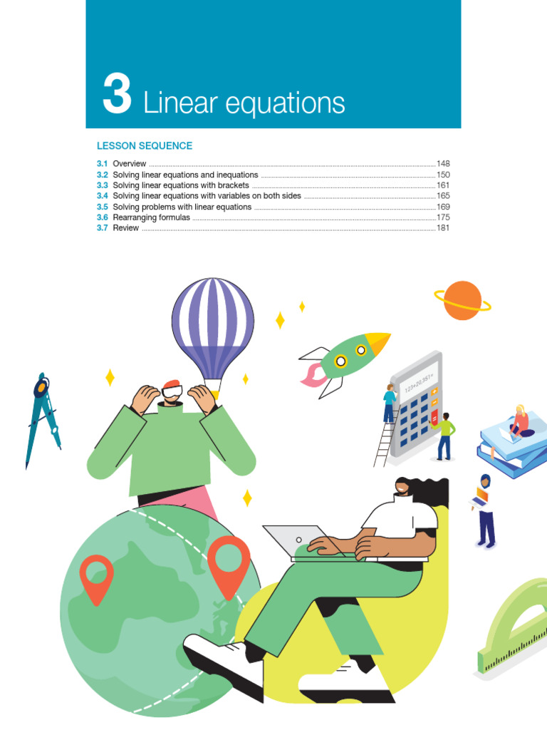Jacaranda Year 9 Linear Equations | PDF | Inequality (Mathematics ...