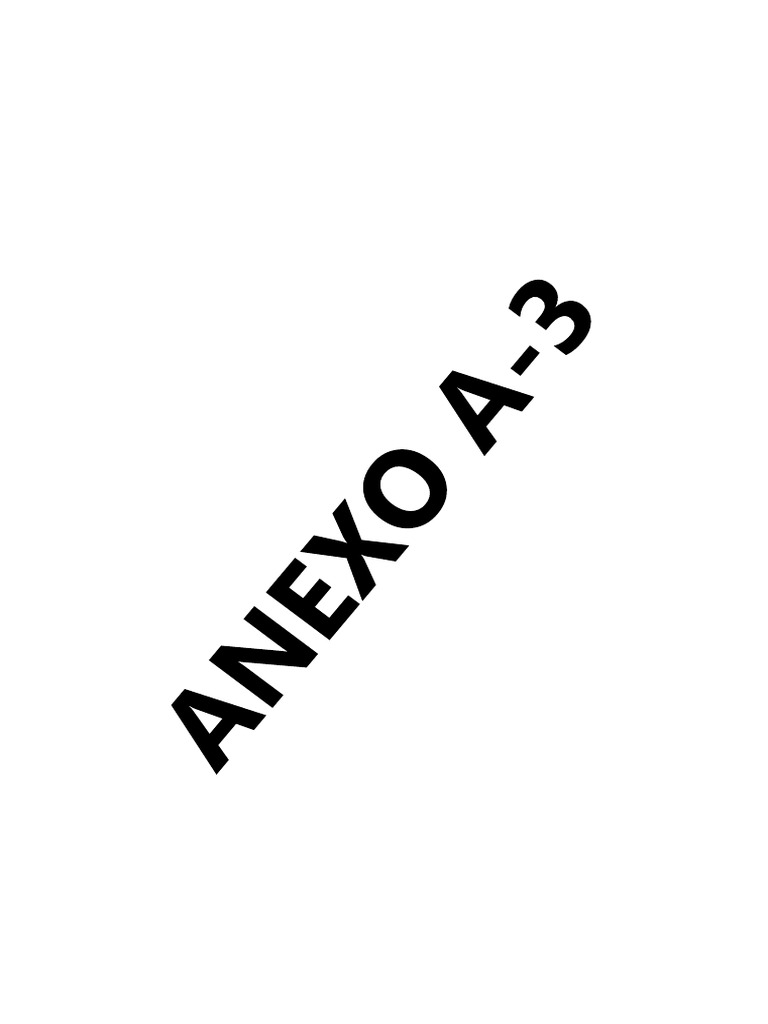 Anexo 3 | PDF