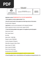 Brunei Green Identity Card Application Form | PDF | Identity Document ...