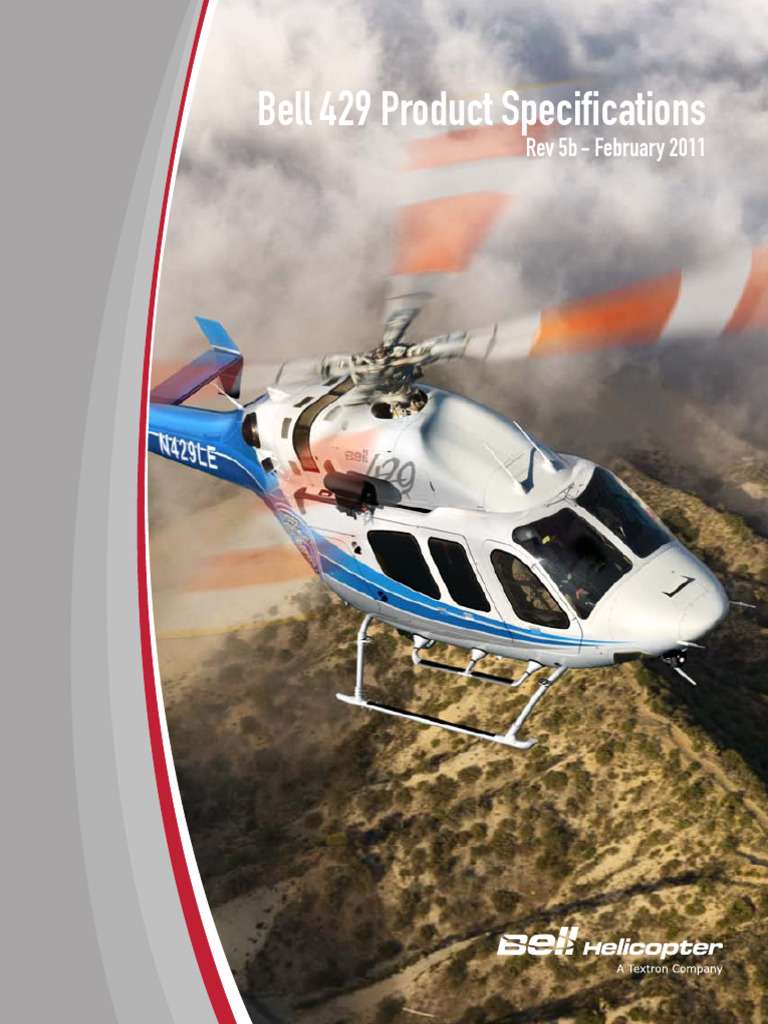 Bell 429 Specifications Overview | PDF | Helicopter Rotor | Avionics