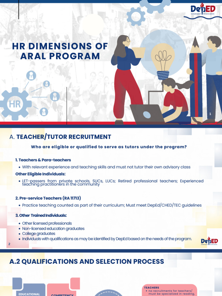ARAL Program Tutor Recruitment and Pay | PDF | Teachers