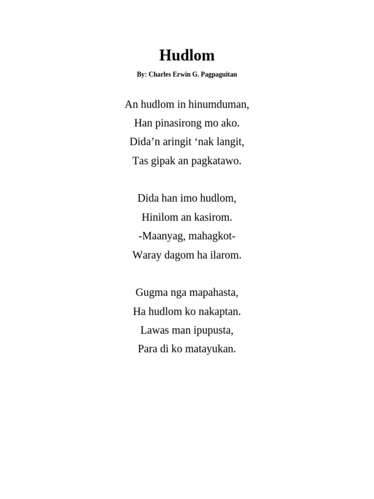 Hudlom | PDF
