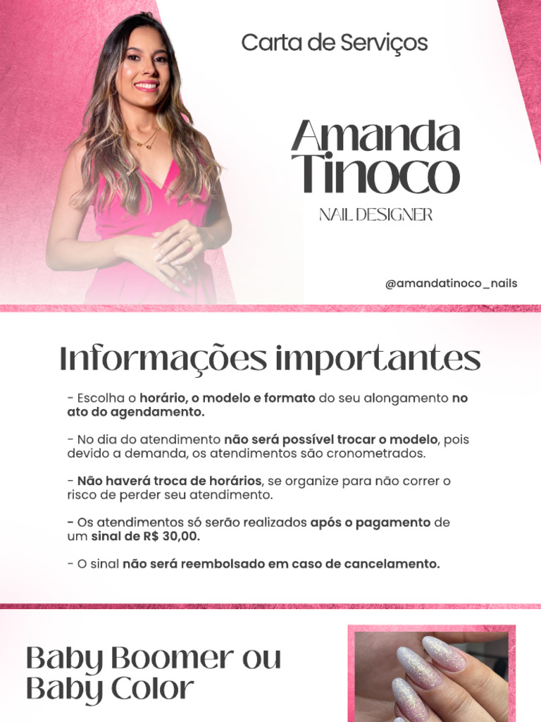 Serviços de Alongamento de Unhas | PDF