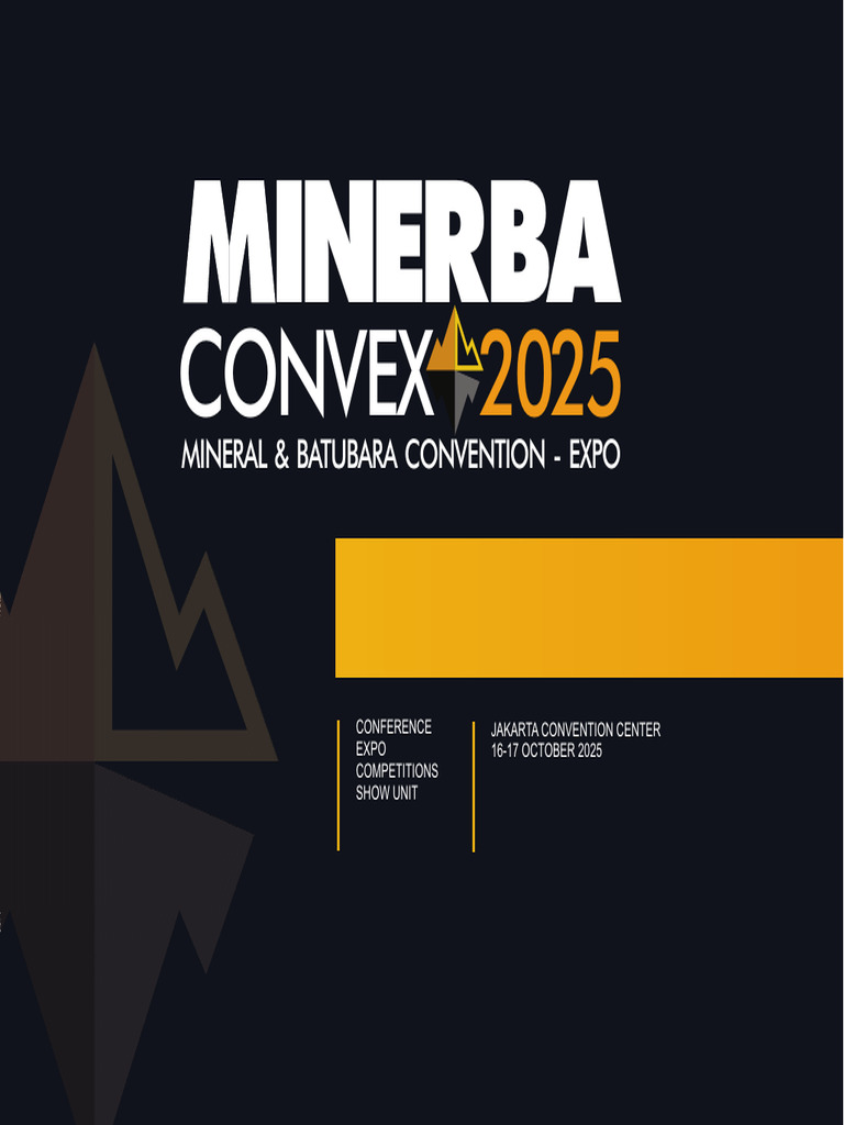 Program Minerba Convex 2025 - Program Lineup | PDF