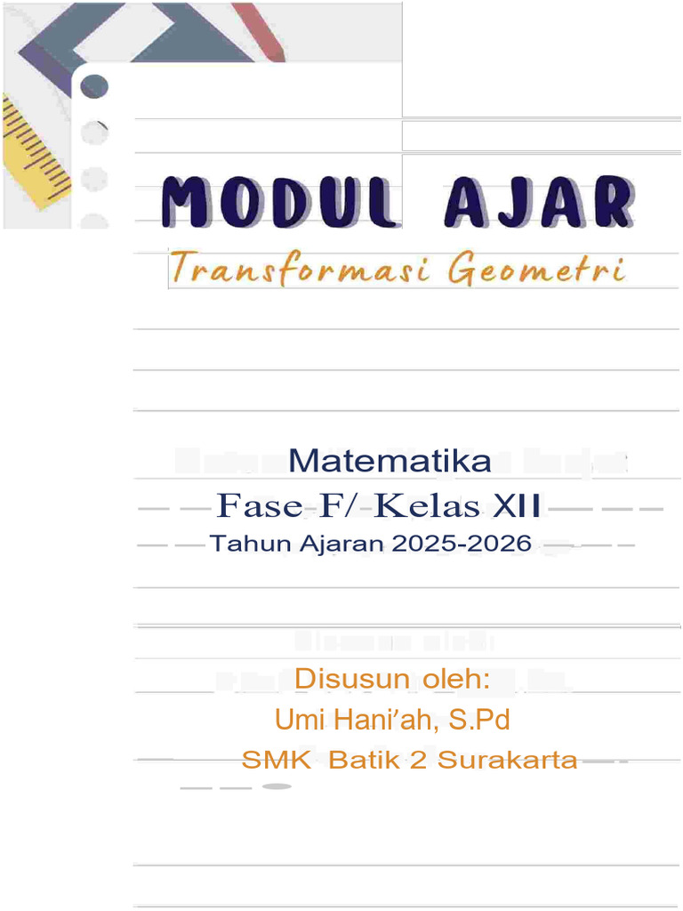 Modul Transformasi Fungsi | PDF