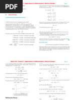 Calculus I - Related Rates (Practice Problems) | PDF | Area