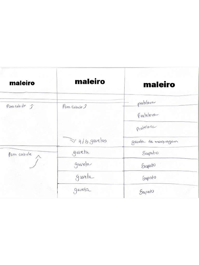 Modelo de Guarda Roupa em Desenho e Foto | PDF